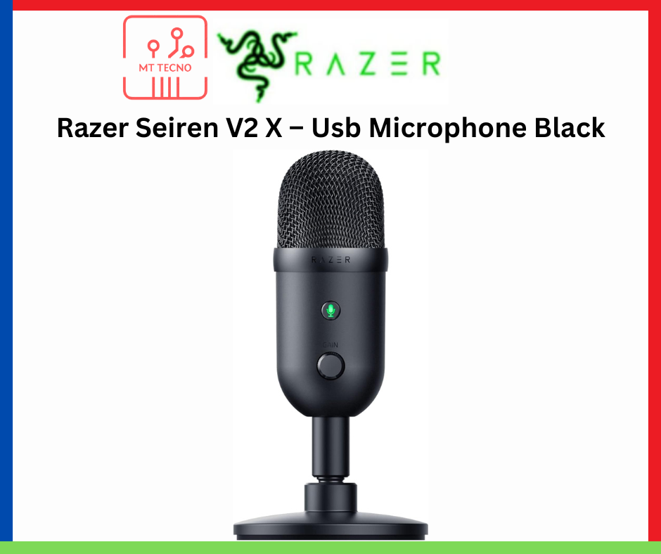 Razer Seiren V2 X – Usb Microphone Black - MT-TECNO IT MALL